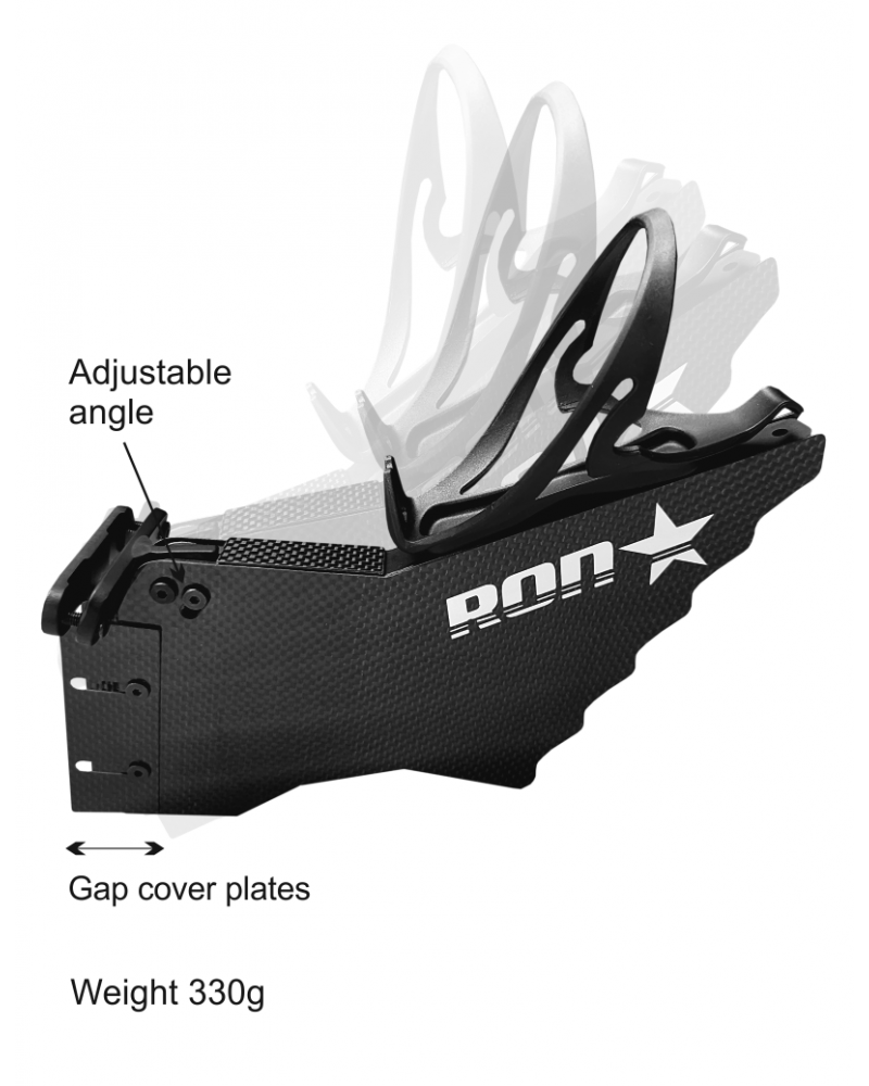 Bottle tail saddle bottle holder